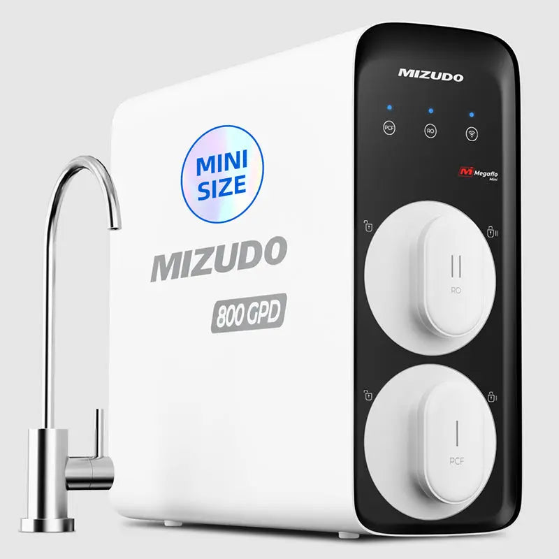 MIZUDO Megaflo Smart Mini 800GPD Reverse Osmosis Water Filter